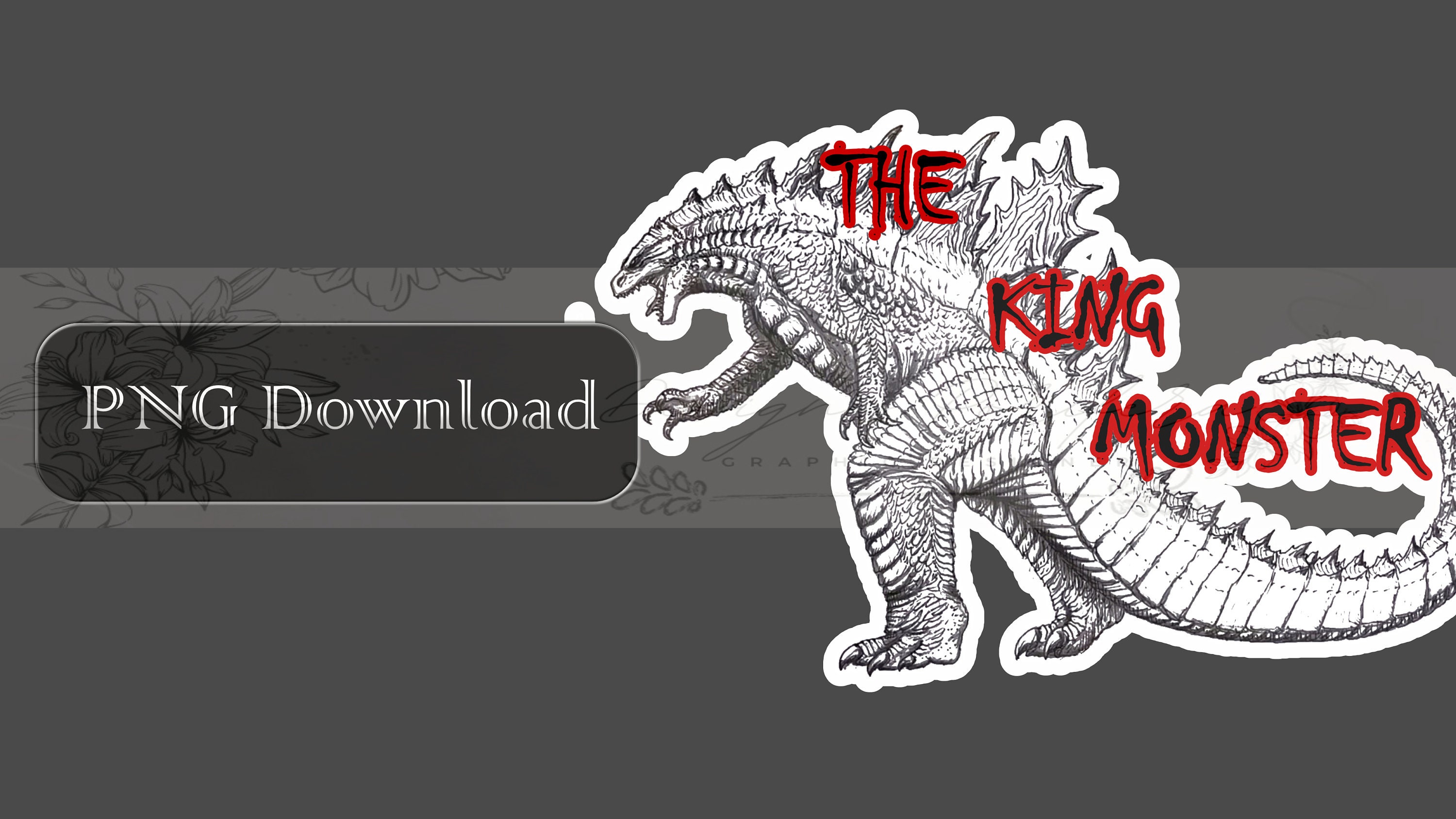 T-shirt Godzilla Design Dinosaurs Design Arts Digital Monster Design ...