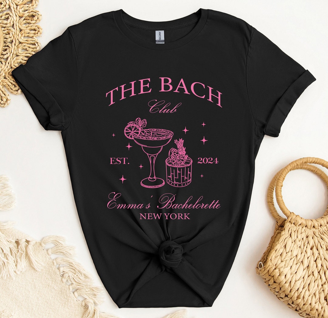 Custom the Bach Club Bachelorette Shirt, Luxury Bachelorette Merch ...
