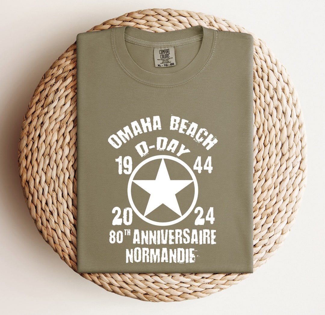 D-day 80th Anniversary T-shirt, Normandy T-shirt, D-day Gift, 1944-2024 ...