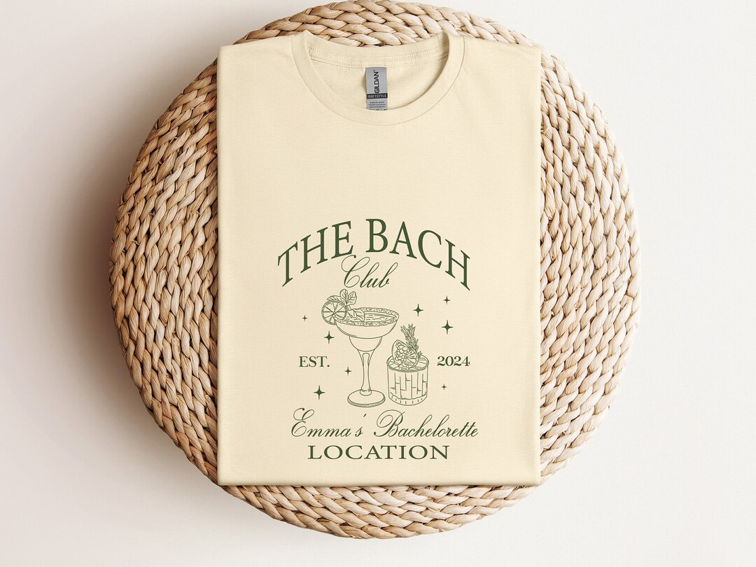 Custom the Bach Club Bachelorette Shirt, Luxury Bachelorette Merch ...