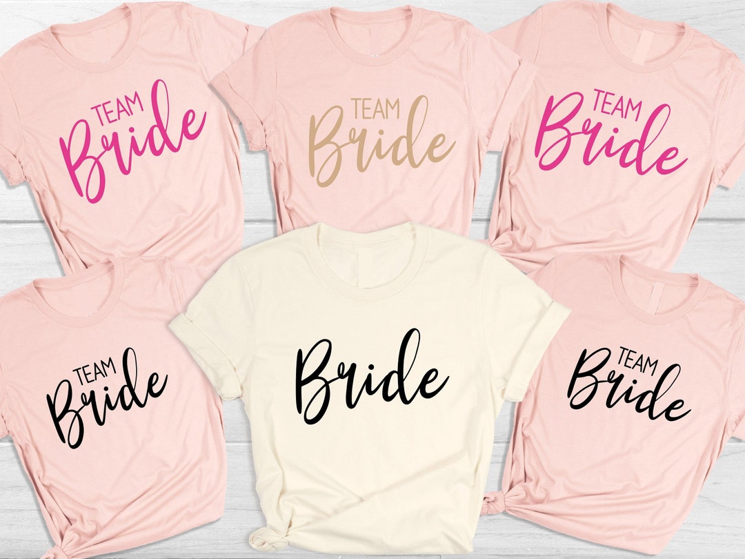 Team Bride Shirts, Bachelorette Party Squad Shirts, Bridesmaid Proposal ...