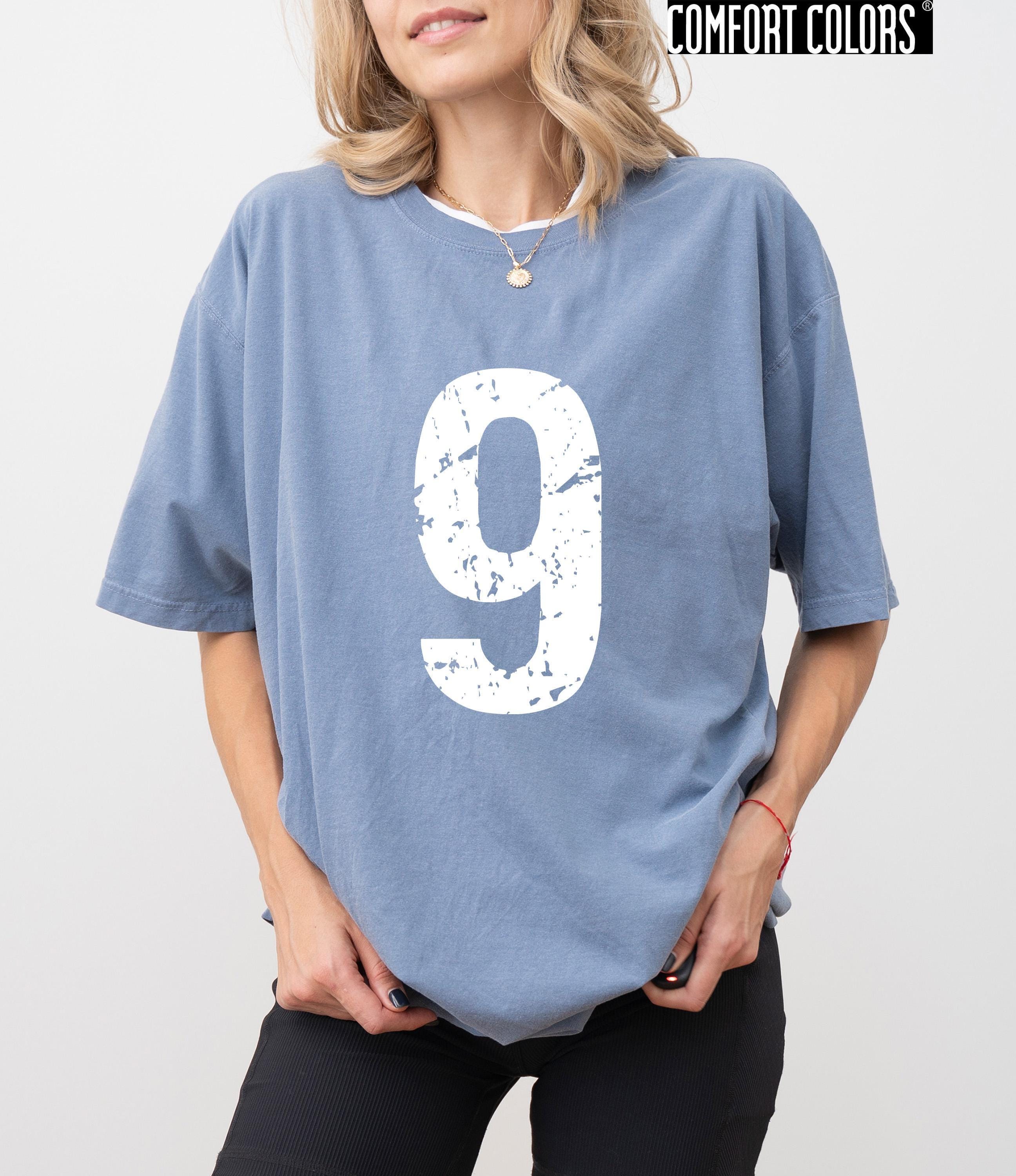 Comfort Colors Custom Number Shirt, Personalized Sports Number Custom ...