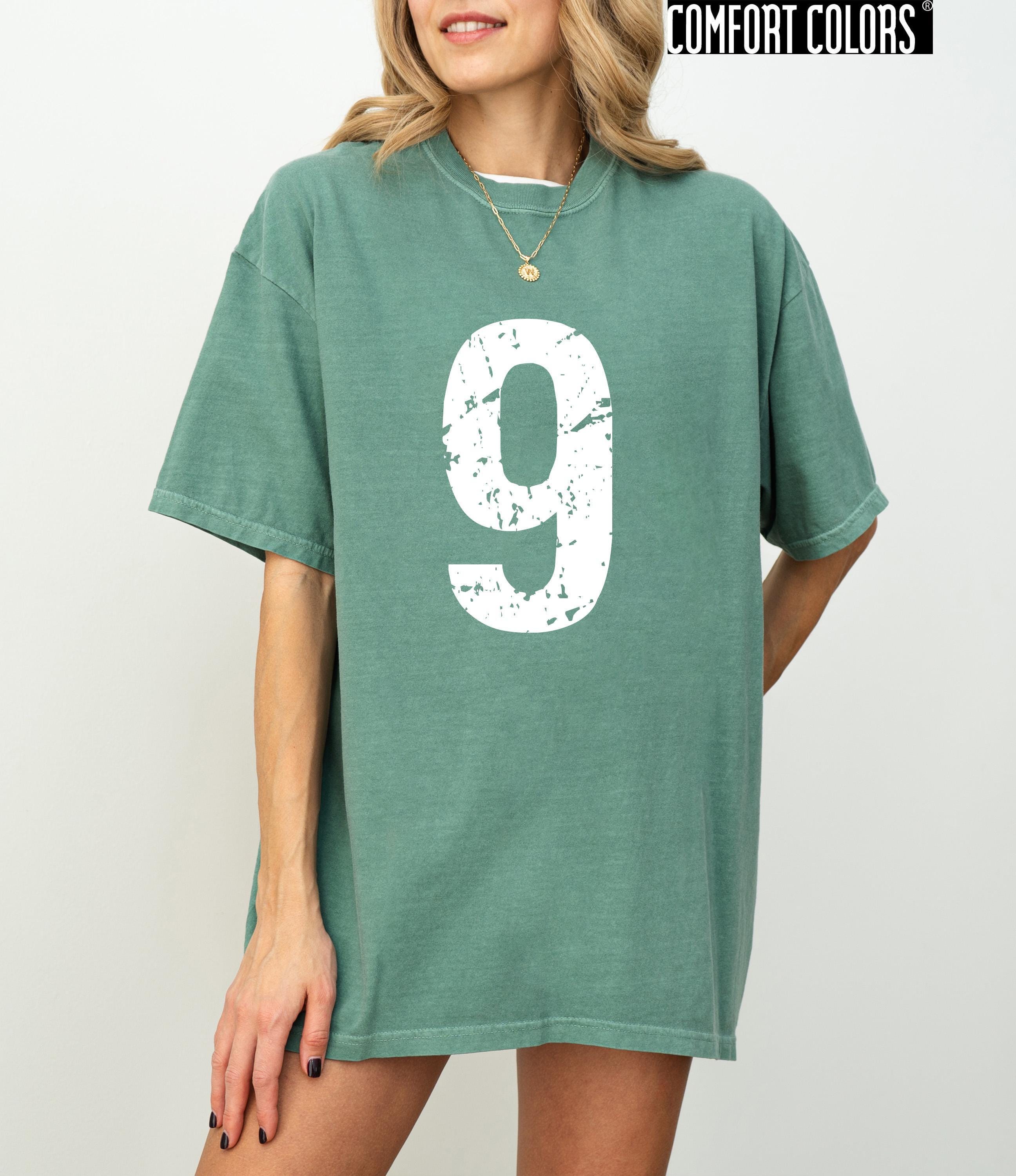 Comfort Colors Custom Number Shirt, Personalized Sports Number Custom ...