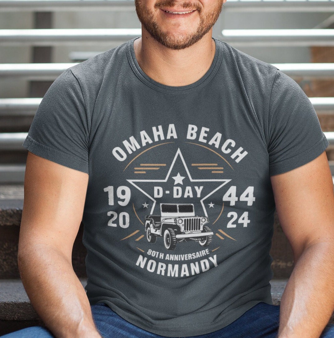 D-day 80th Anniversary Normandy Tshirt, 1944-2024 Commemorating ...