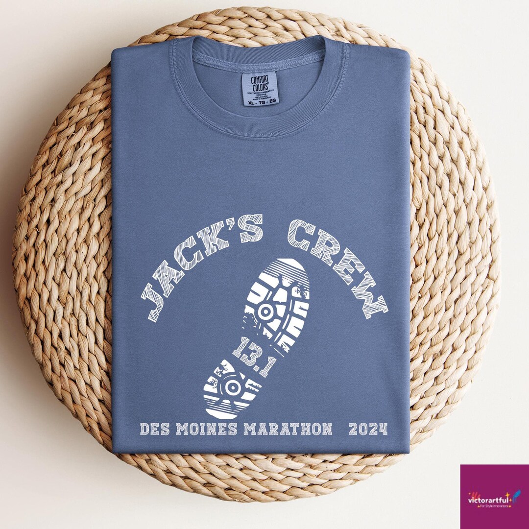 Comfort Colors Custom Marathon Support Crew Shirt, Family Matching ...