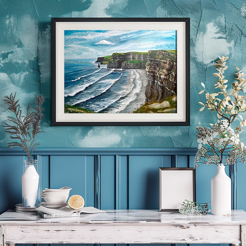 Cliffs of Moher, Printable Irish Wall Art, Ireland Sea Prints, Irish ...