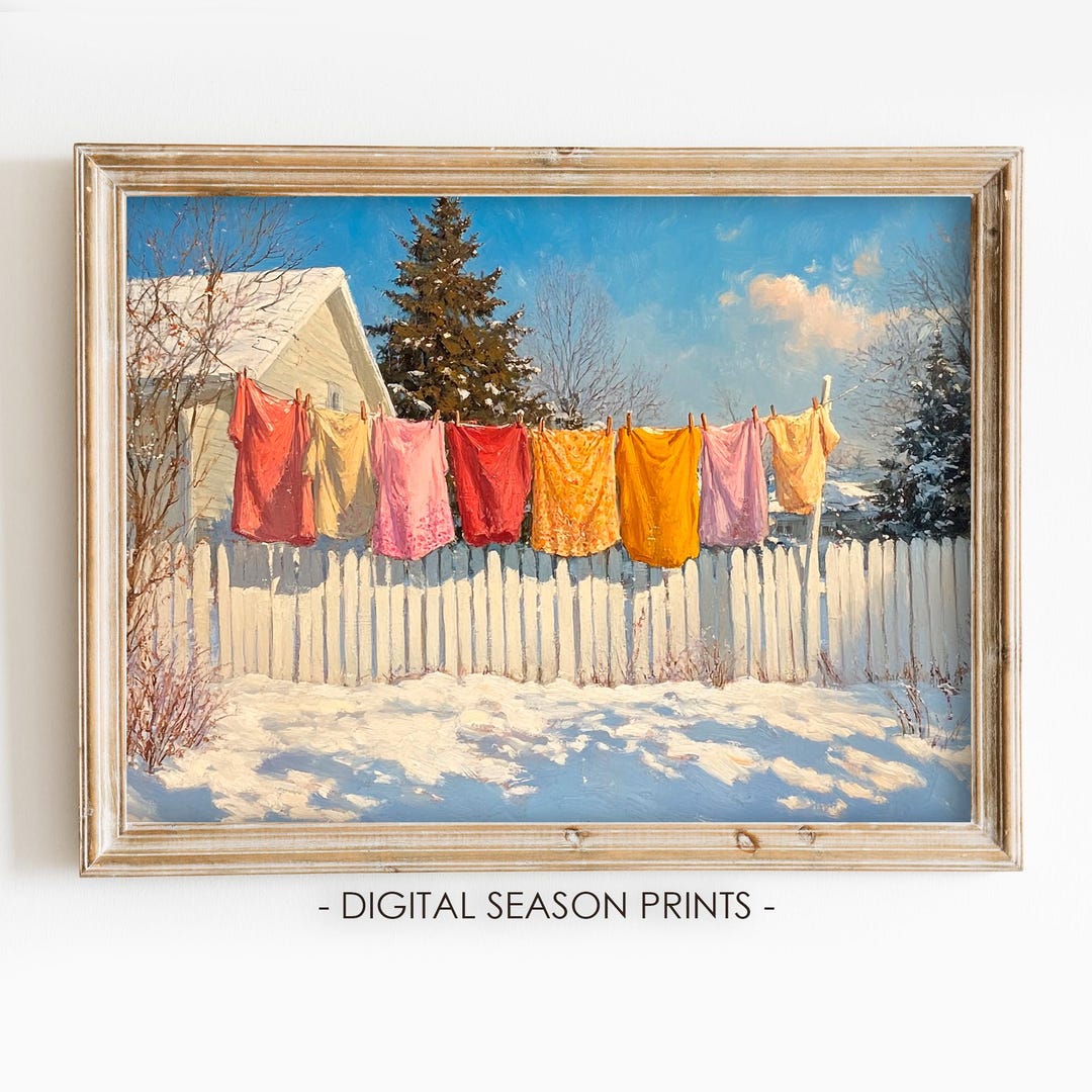 Cottagecore Laundry Room Decor, Printable Vintage Farmhouse Decor ...