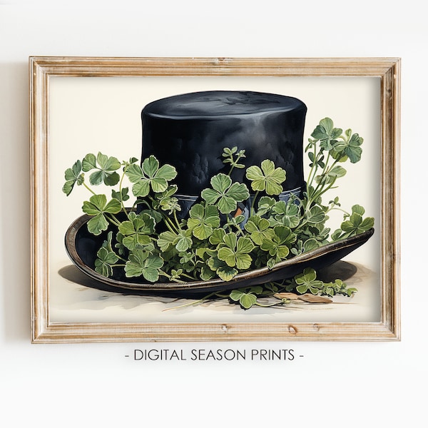 Shamrock Wall Art - Etsy