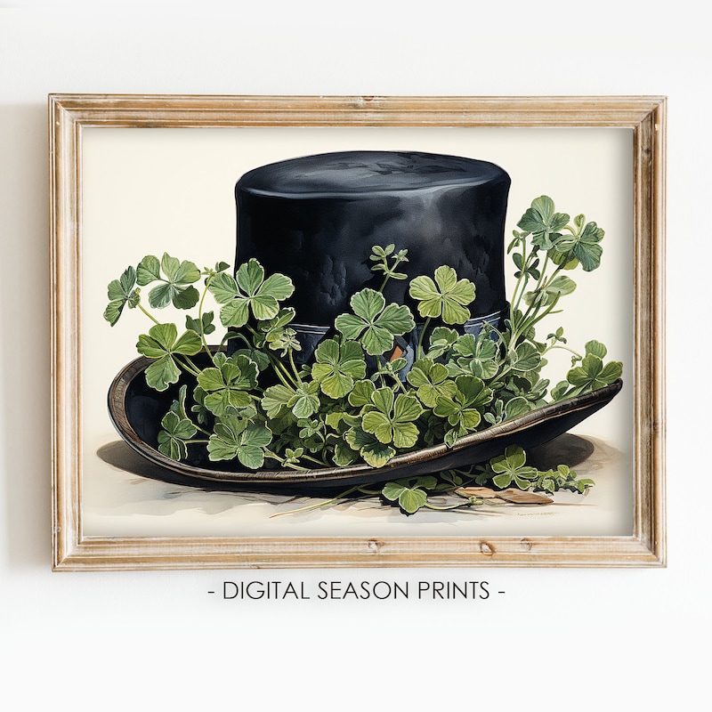 Shamrock Wall Art - Etsy