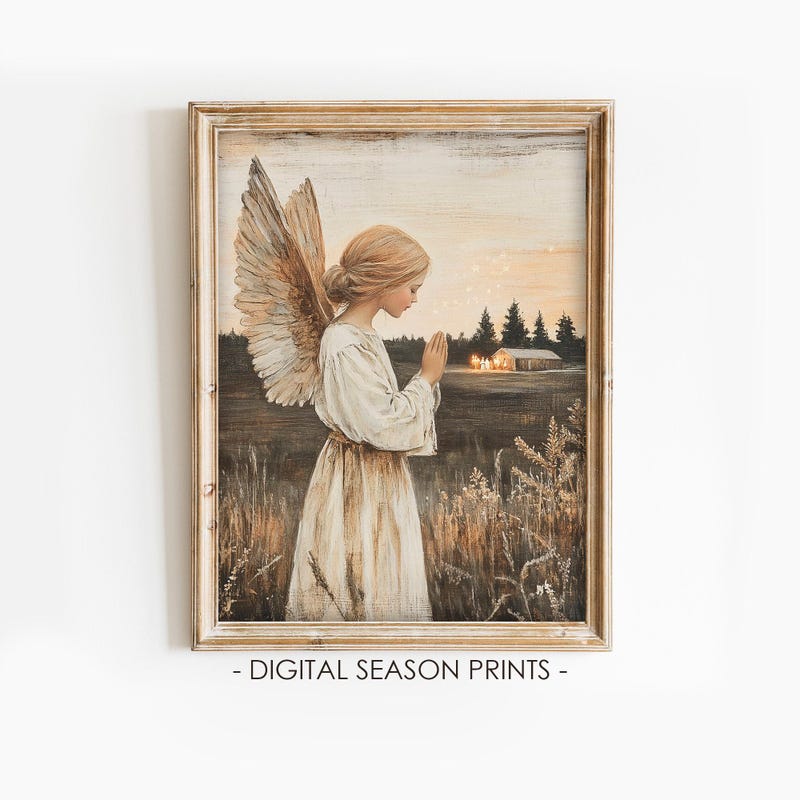 Vertical Rustic Angels - Etsy