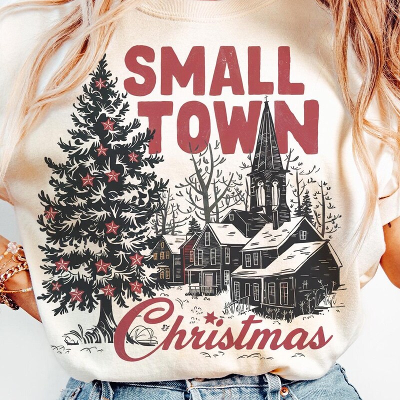 Christmas Town Svg - Etsy