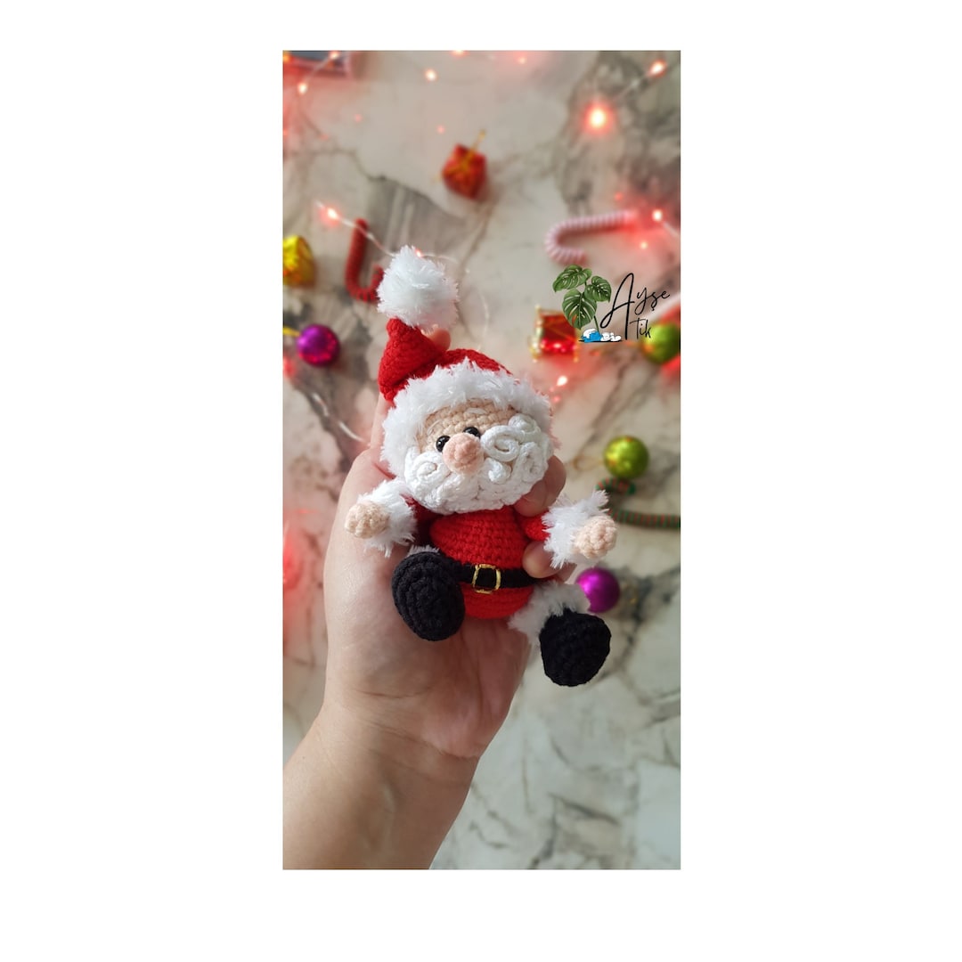 Christmas Tiny Santa Claus English Pdf. - Etsy