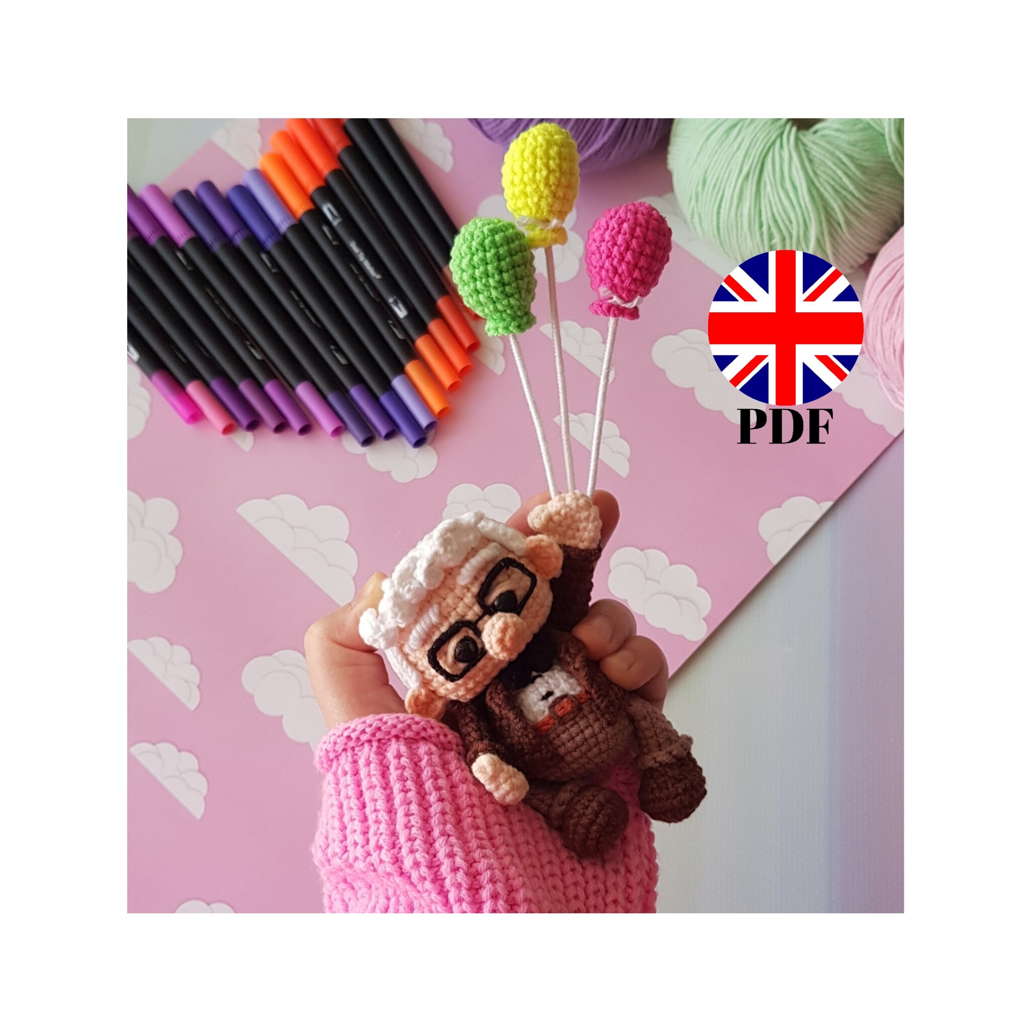 Sweety Old Man Eng Pattern Pdf - Etsy