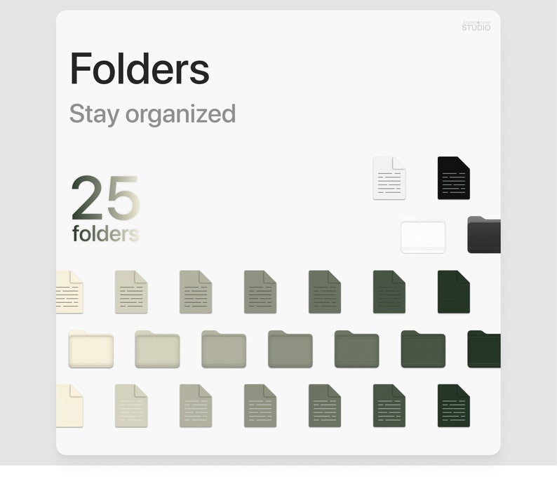 Desktop Wallpaper Aesthetic Organizer, Folder Icons, Computer Cursor ...