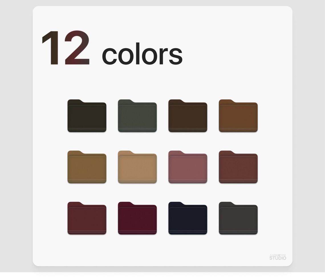 Aesthetic Folders Icon Bundle for Macos and Windows - Files & Folders ...