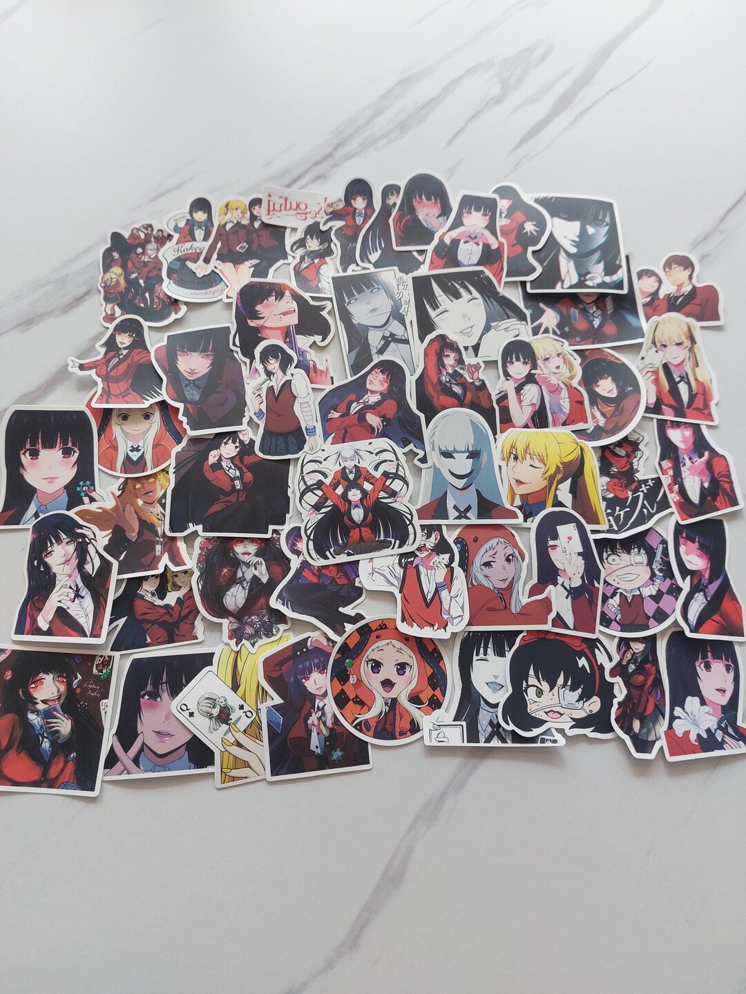 Lot d'autocollants Kakegurui 50 pièces La vie est un jeu Yumeko Mary ...