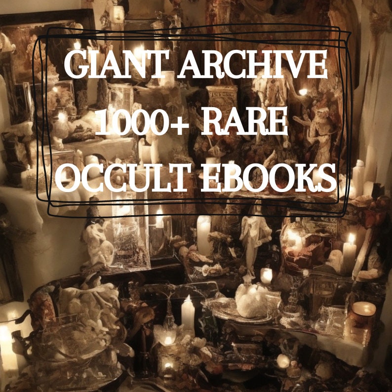 1000 Occult Books, Magick Books, Witch Books, Occult Book Collection ...