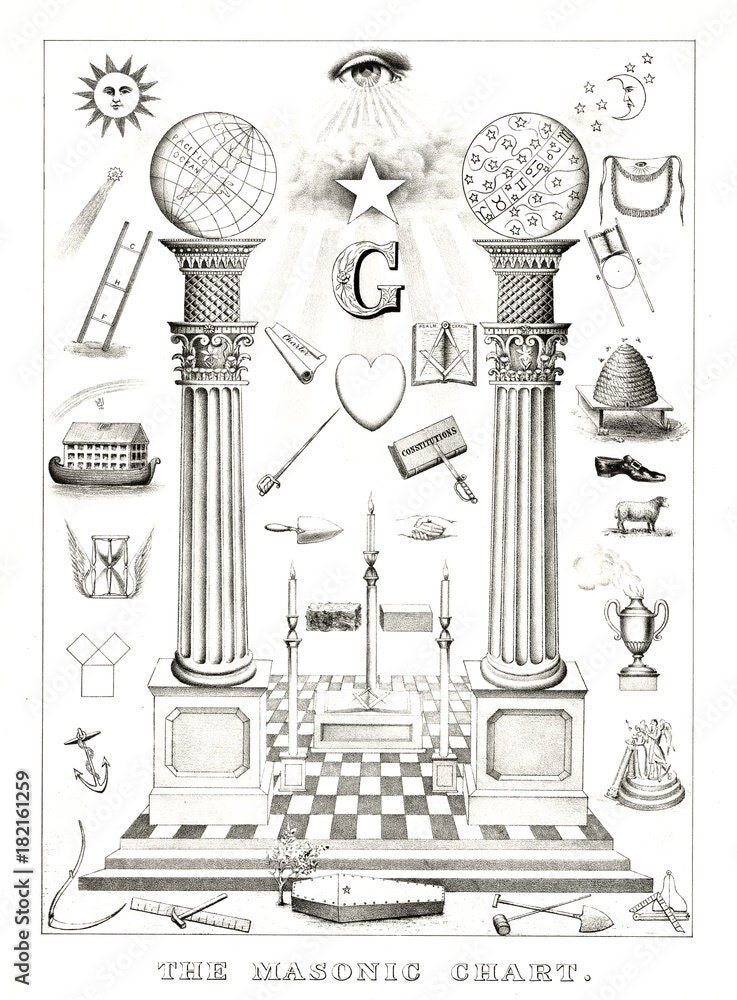 Masonic Bunnell of Old Freemasonry Imagines and Svg Symbols Over 5000 Images - Freemasons ...