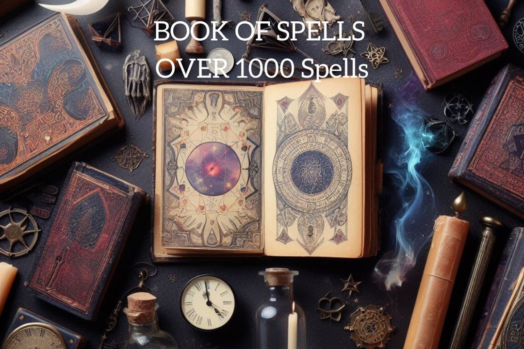 WITCHES Book of SHADOWS 1000 Spells, Magic, Spells, Witchcraft, Potions ...