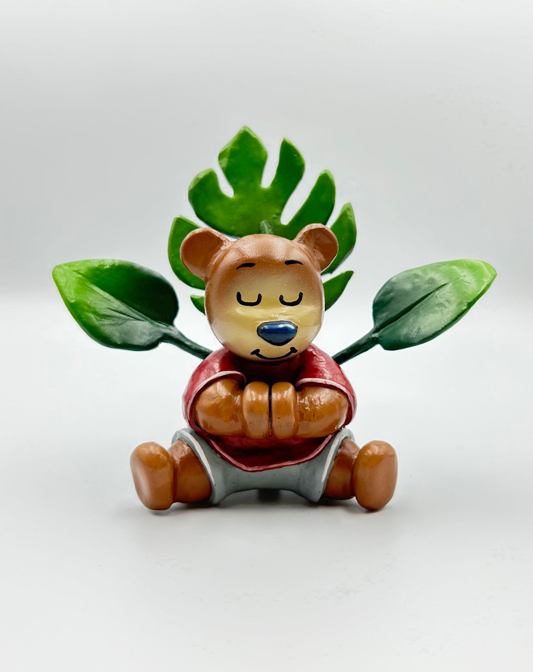 Bubble Butt Bear - Zen Chubby Bear Figurine - Etsy
