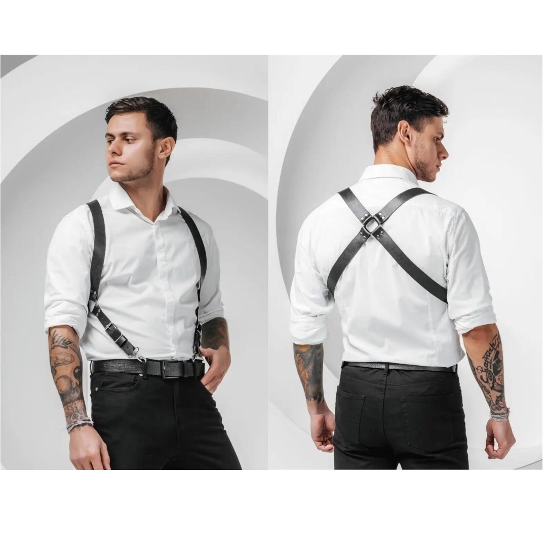 Men's Suspender Harness Belt, Harness Belts for Men, Men's Body Belts ...