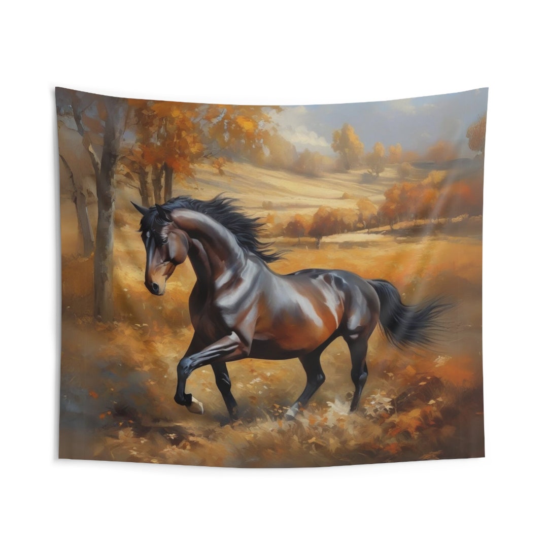 Beautiful Horse Indoor Wall Tapestries - Etsy
