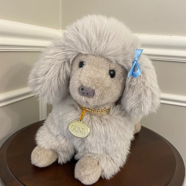 Grey Poodle Plush - Etsy
