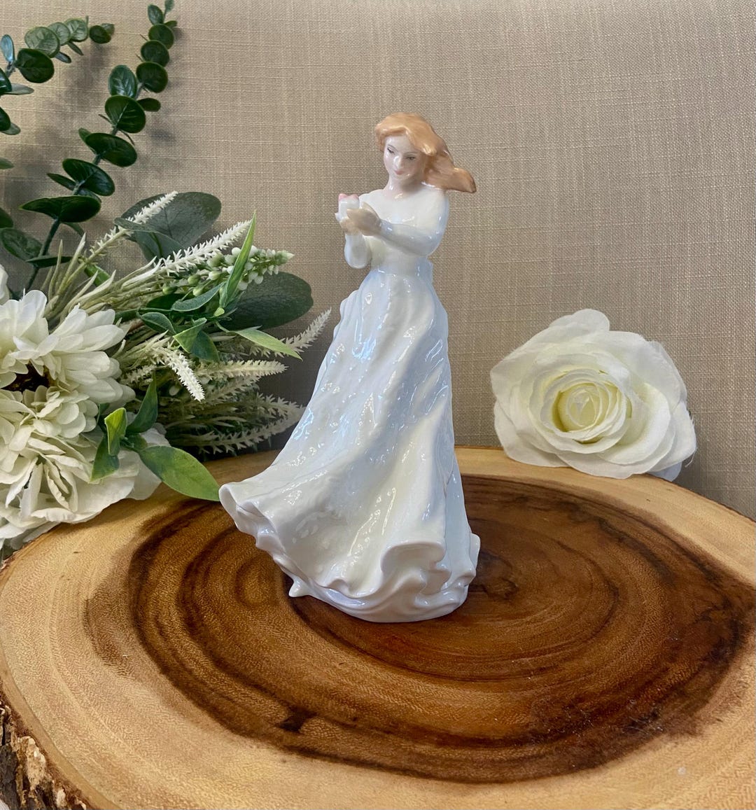 1991 Royal Doulton THANK YOU Bone China Figurine, HN 3390, Sentiments ...