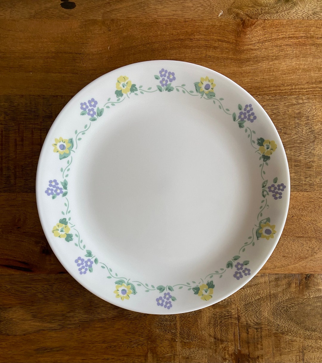 Lot of 4, DINNER Plates, Corelle " Forget - Me - Not" (2000) in ...