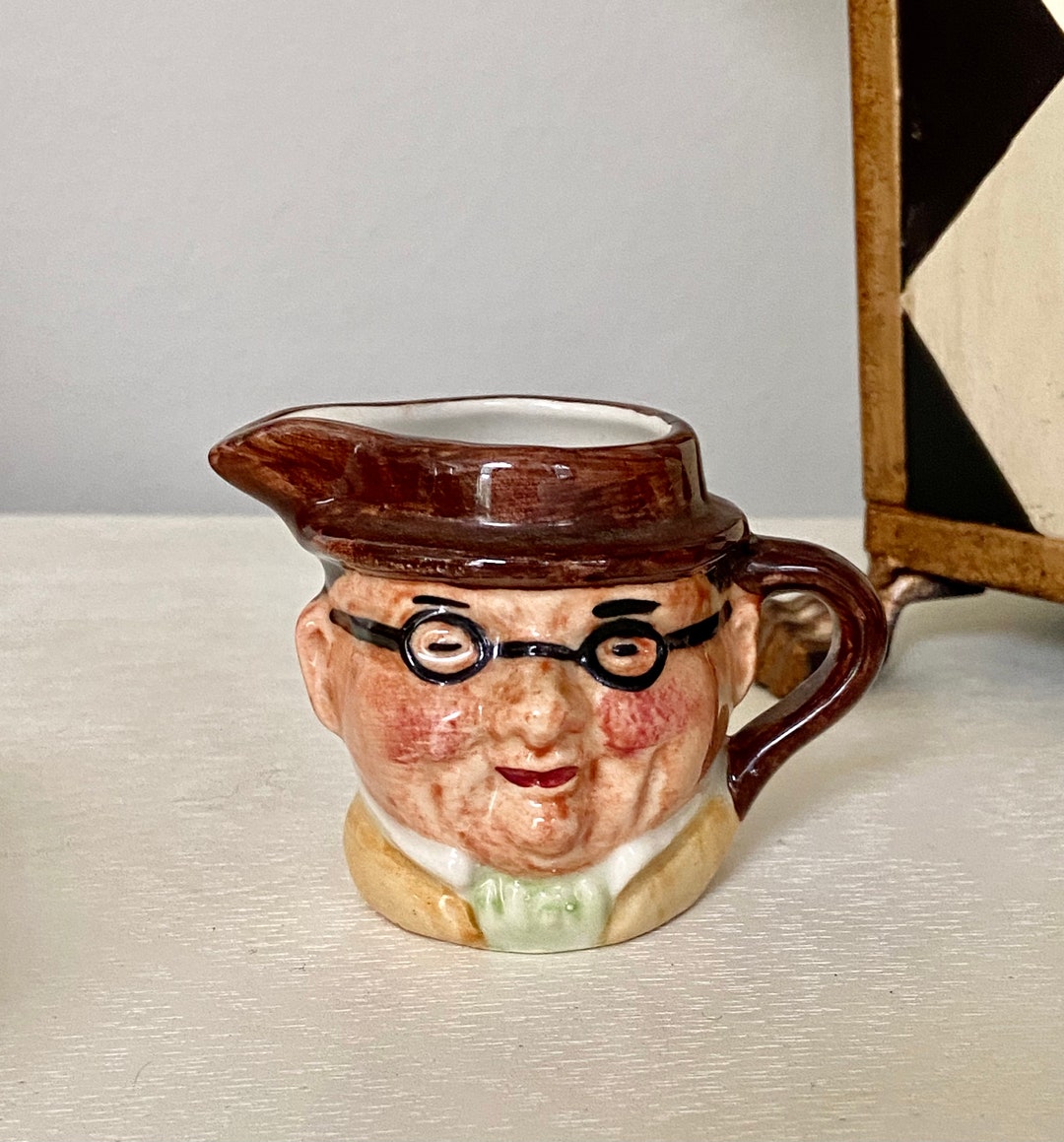 Vintage MINIATURE Artone , England DOUBLE Face Toby Mug/tankard in ...