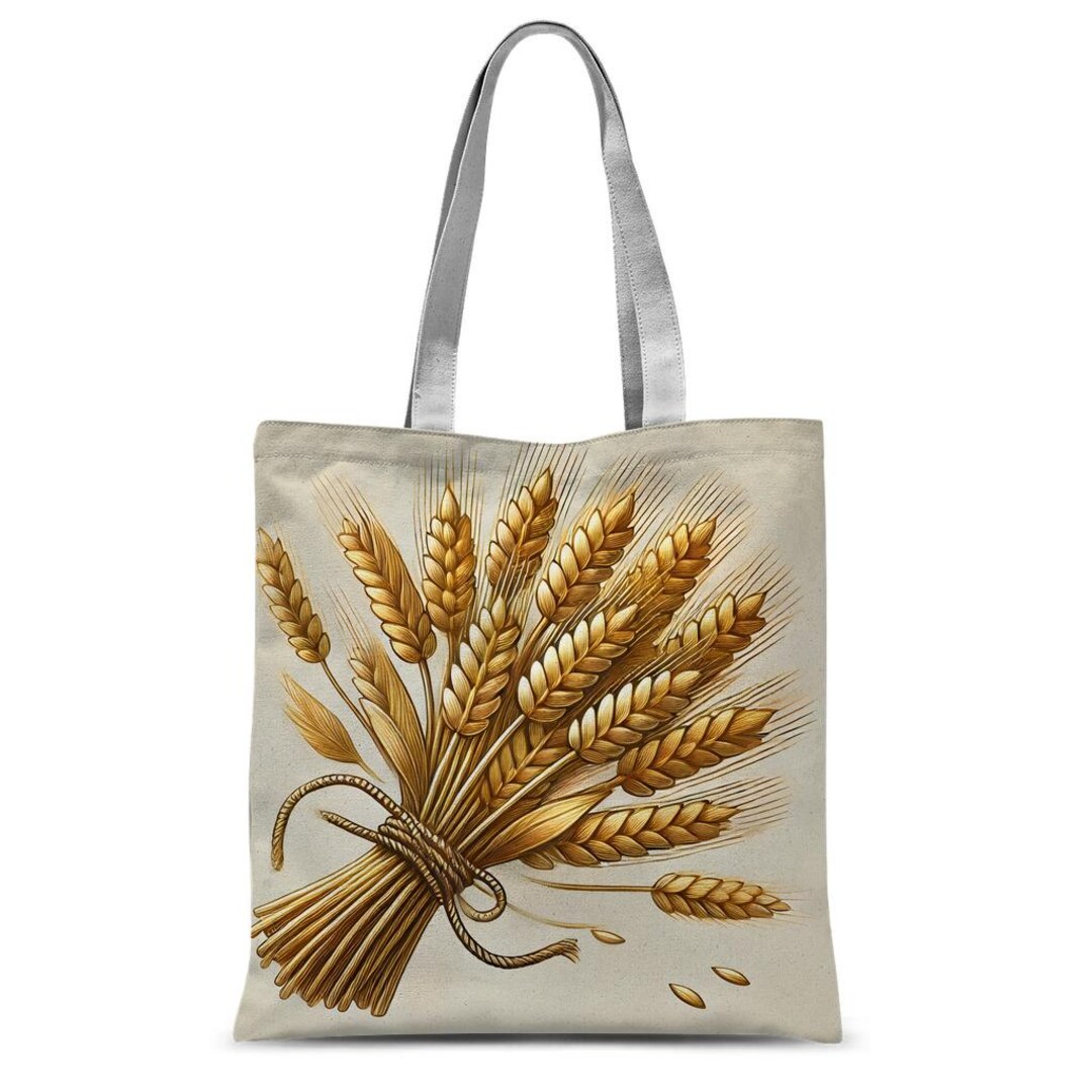 Illustration of Golden Sheaved of Wheat Tied Together With a Rustic ...