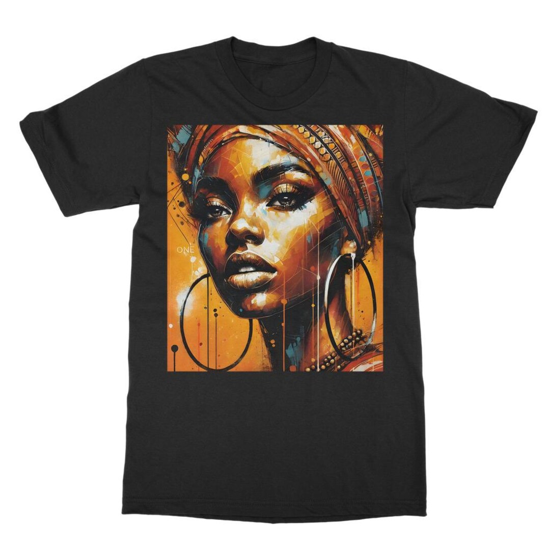 A Woman With a Strong,intense Gaze Classic Adult T-shirt - Etsy