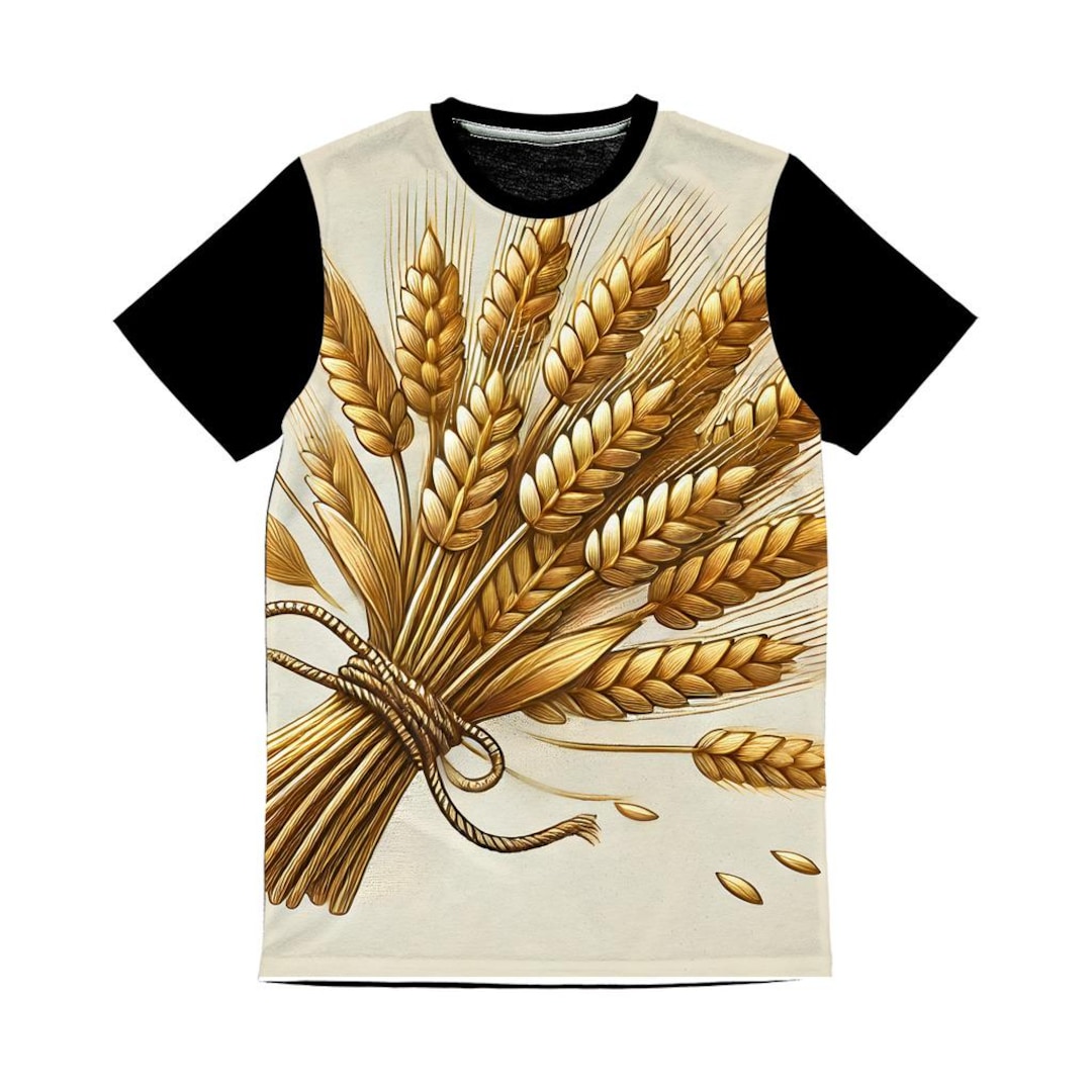 Illustration of Golden Sheaved of Wheat Tied Together With a Rustic ...