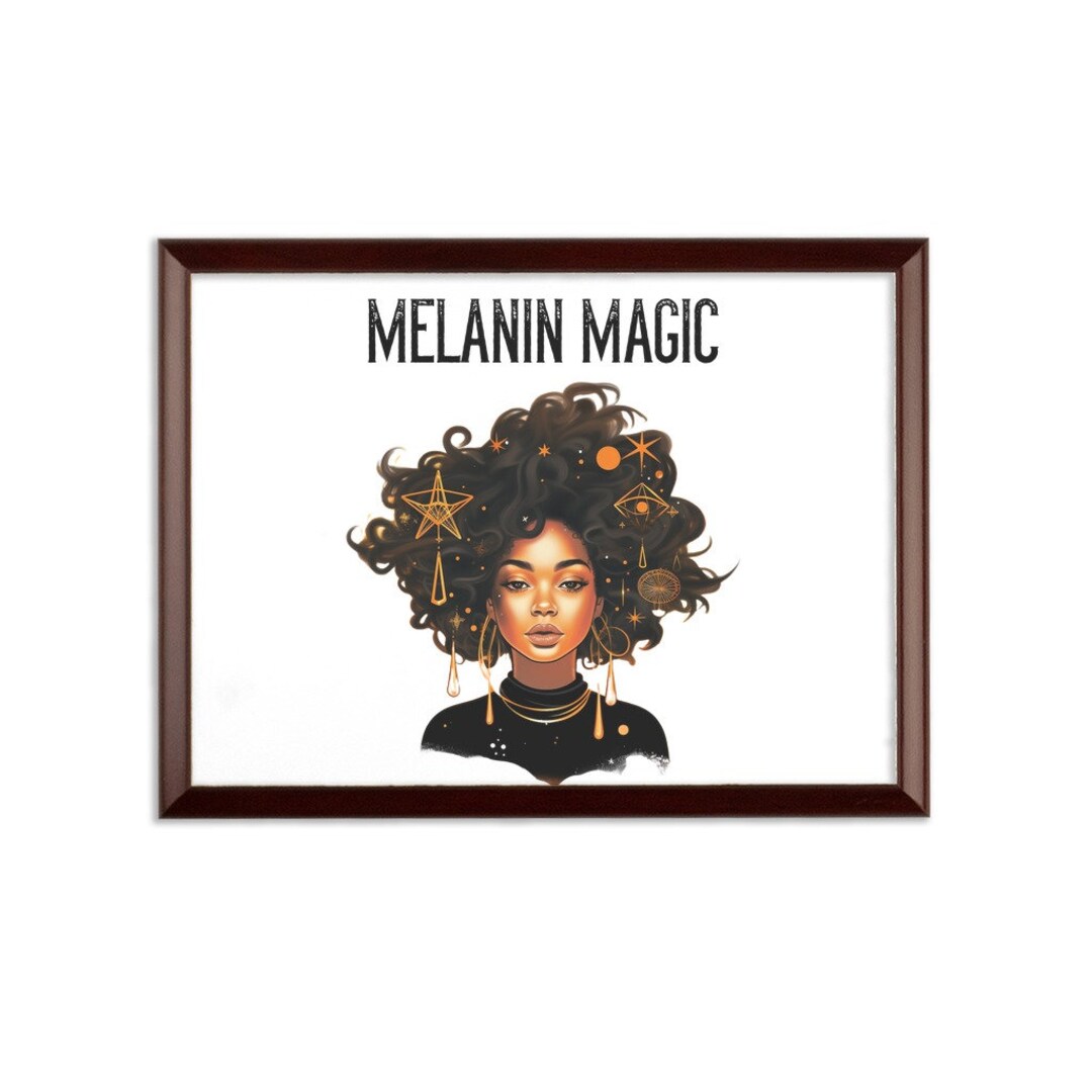 Melanin Magic Sublimation Wall Plaque - Etsy
