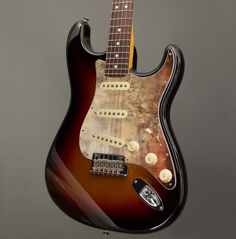 Custom Fender Stratocaster Pickguard, Unique Graphical Strat Scratch ...