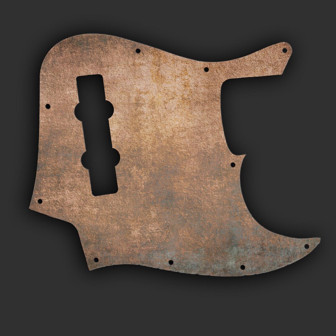 Custom Fender Jazz Bass Pickguard With Unique Design | Unique Bass ...