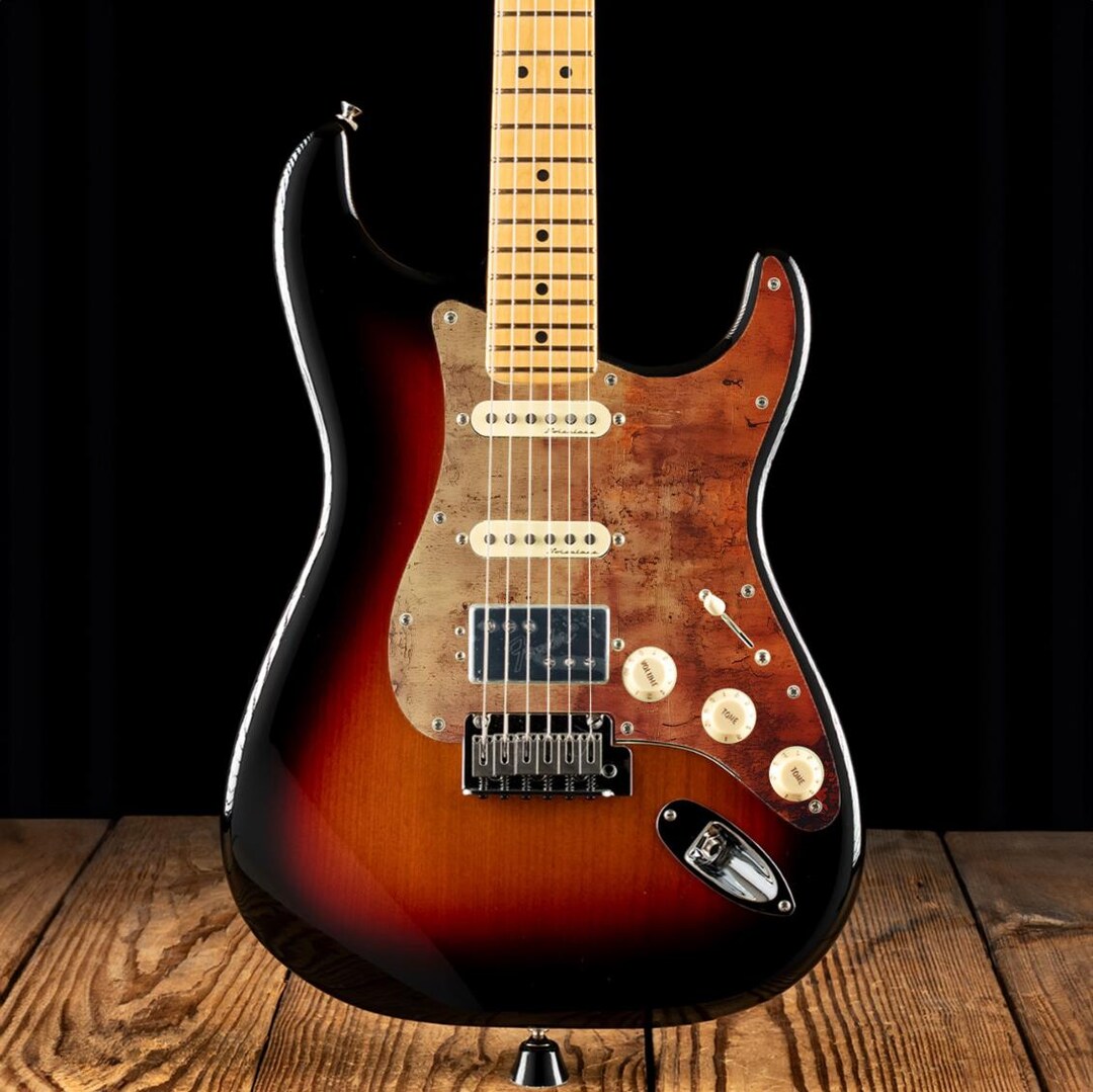 Fender Stratocaster HSS Pickguard 3 Ply(w/b/w) 11 Mounting Hole for Usa ...