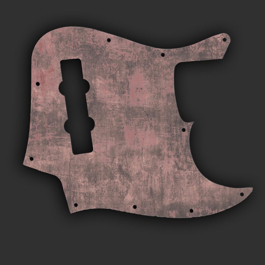 Custom Fender Jazz Bass Pickguard With Unique Design Unique Bass ...