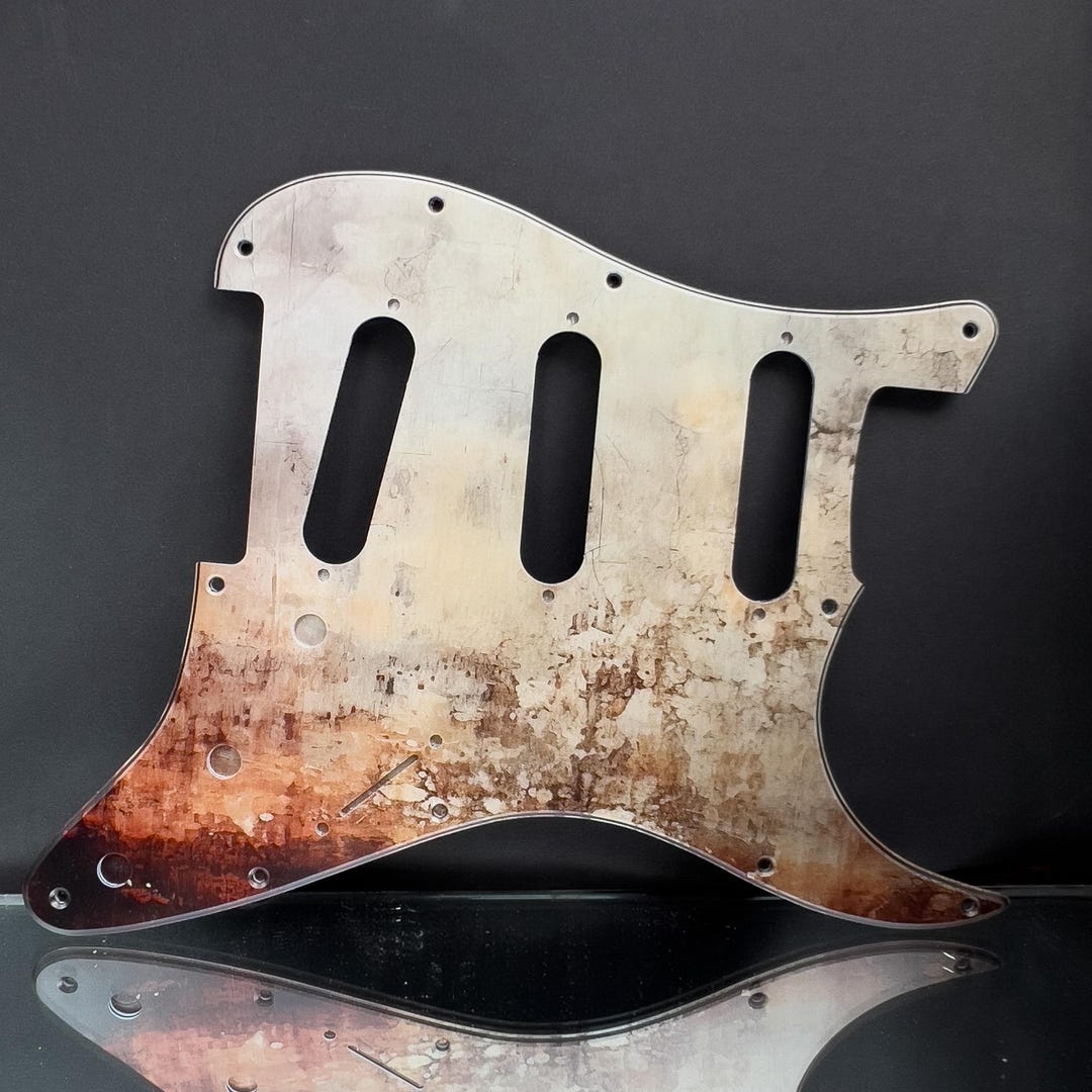 Custom Fender Stratocaster Pickguard, Unique Graphical Strat Scratch ...