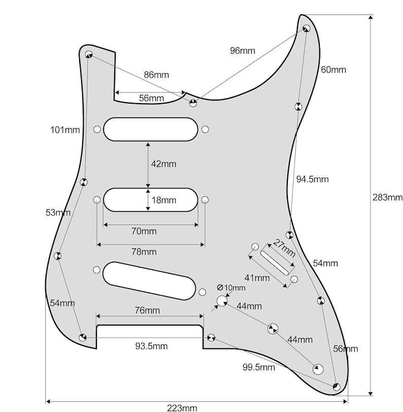 Sakura Stratocaster Pickguard: Japanese Art Guitar Upgrade - Etsy