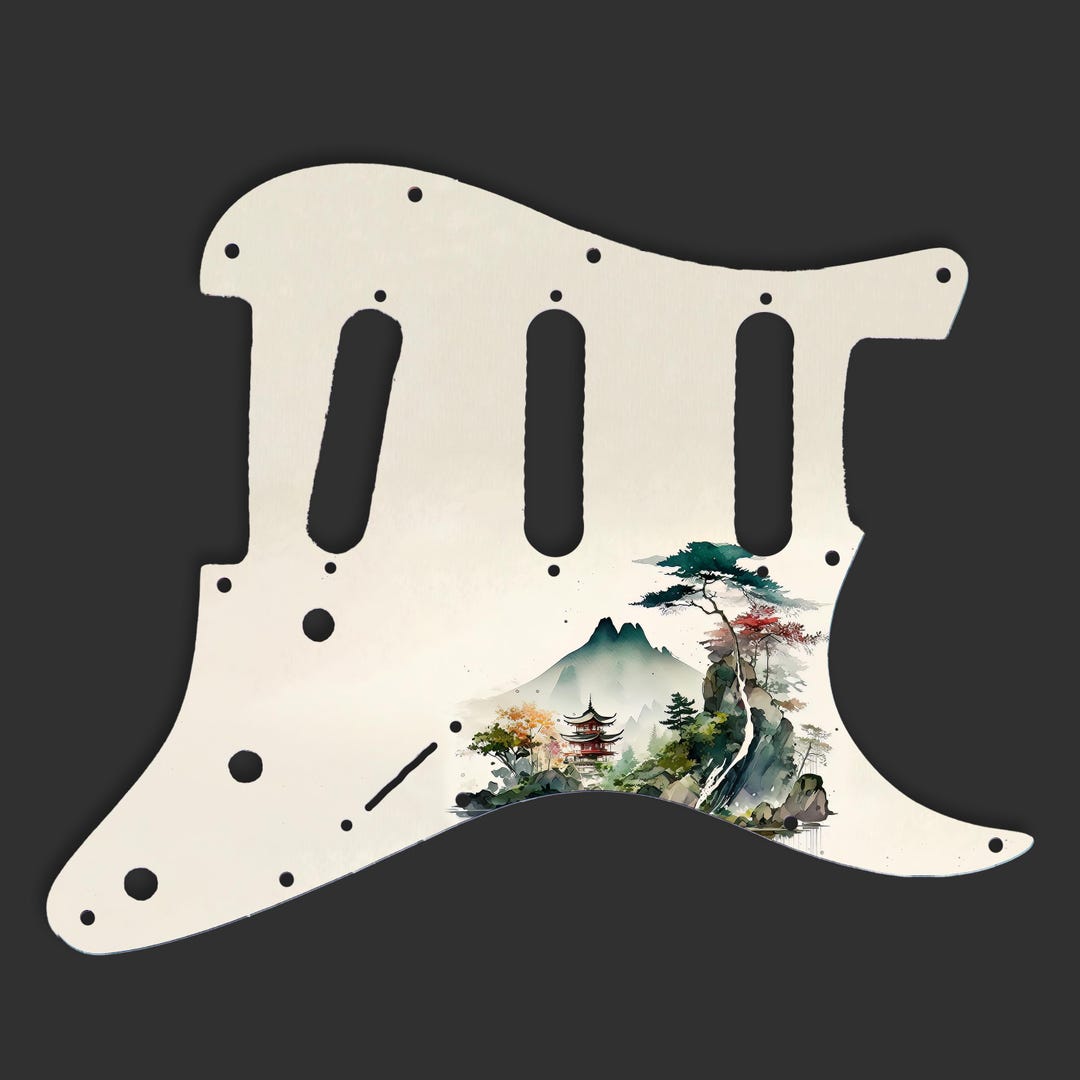 Fender Stratocaster SSS Pickguard 3 Plyw/b/w for Usa/mex With Japanese ...