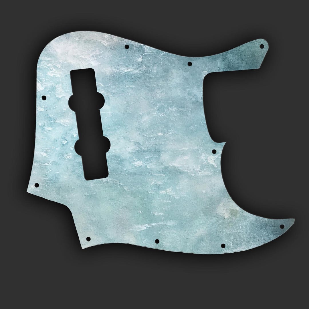 Custom Fender Jazz Bass Pickguard, Unique Graphical Jazz Bass Scratch ...