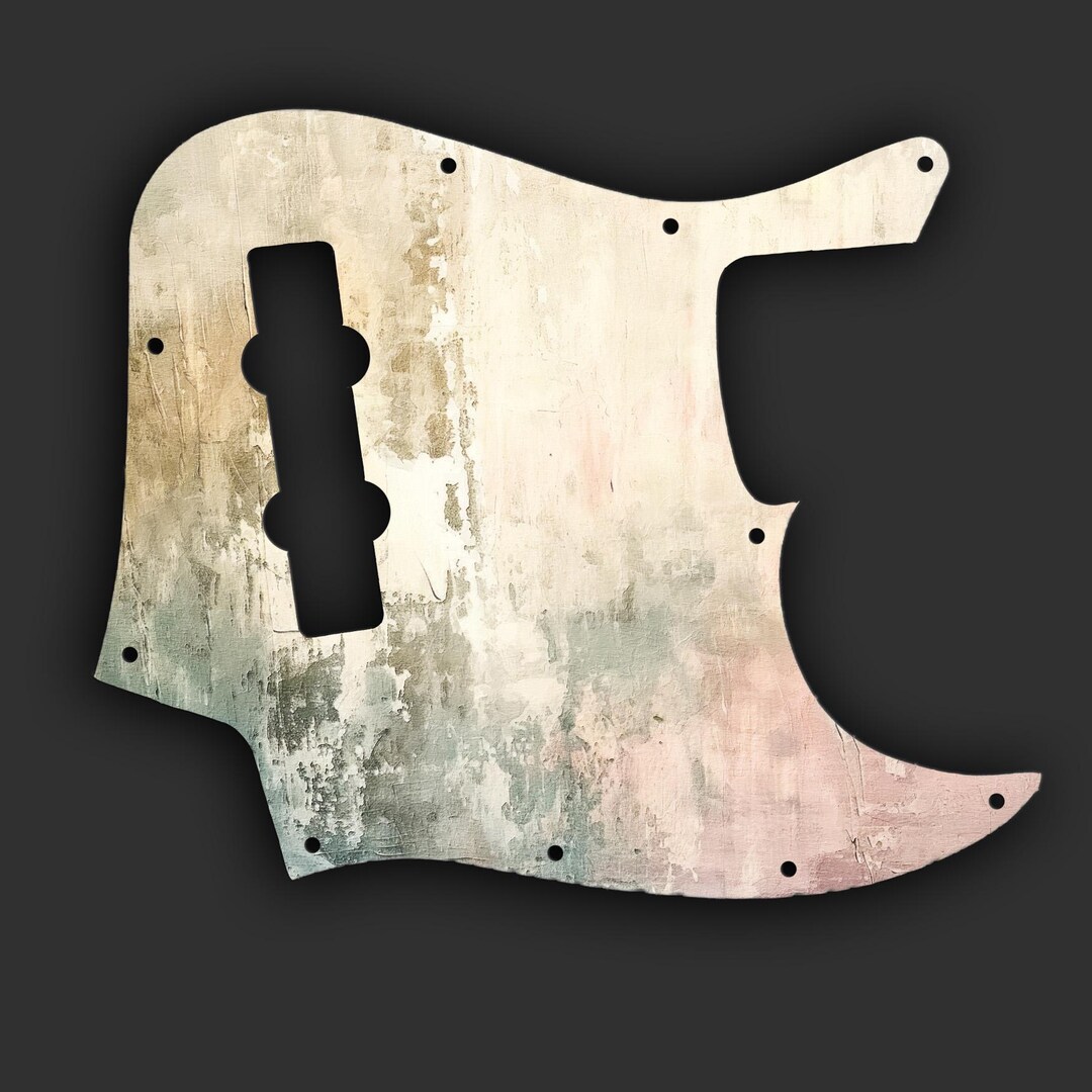 Custom Fender Jazz Bass Pickguard With Unique Design | Unique Bass ...