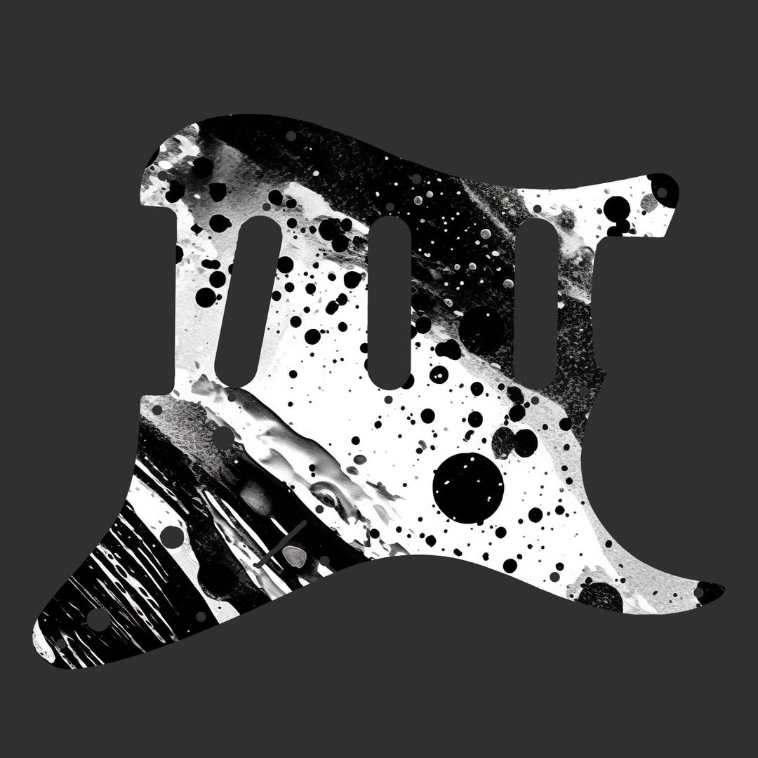 Custom Fender Stratocaster Pickguard, Unique Graphical Strat Scratch ...