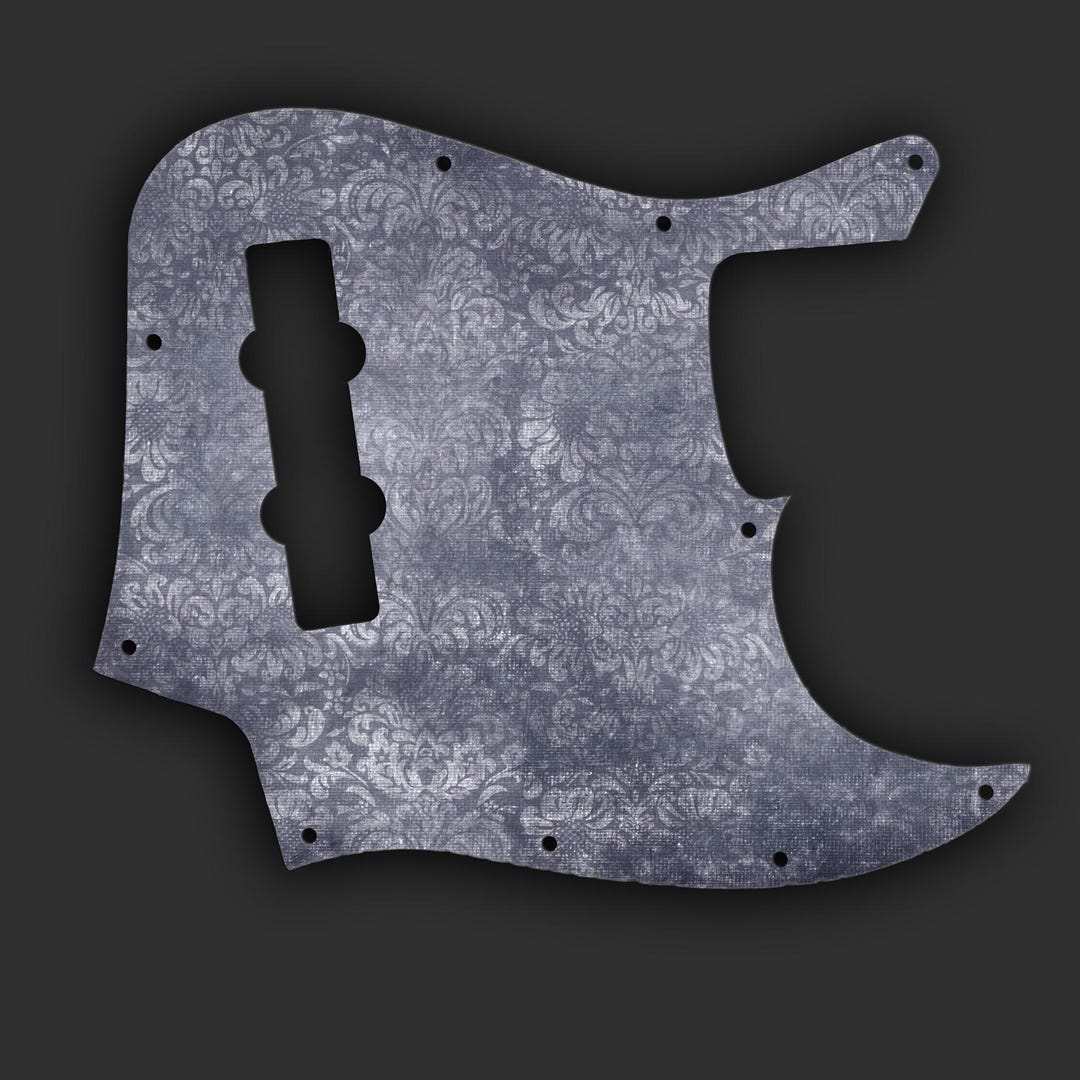 Custom Fender Jazz Bass Pickguard With Unique Design | Unique Bass ...