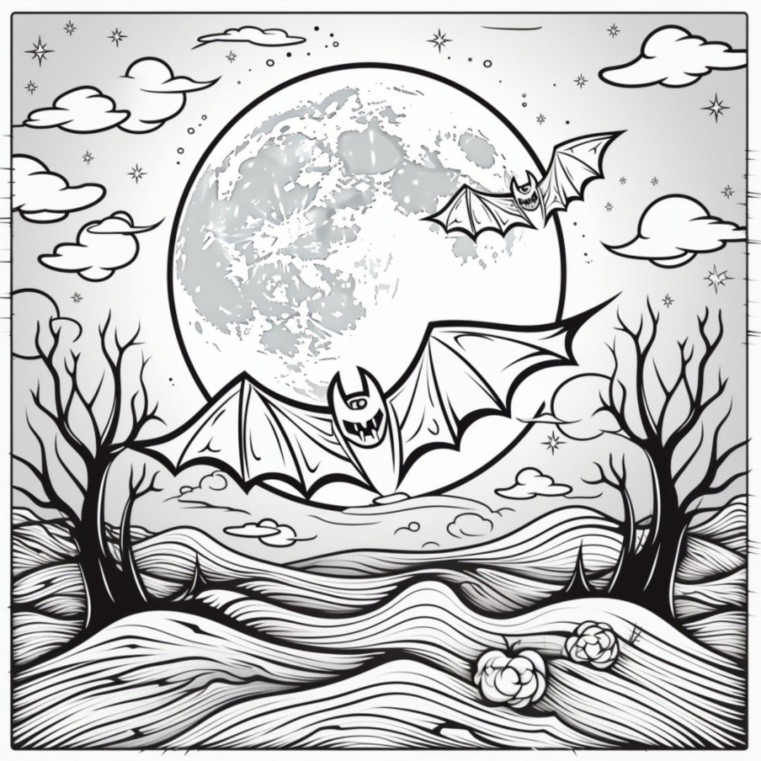 Halloween Coloring Page for Adults, Fall and October Themed. Page 13 ...