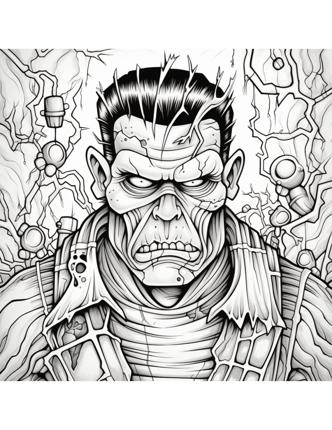 Halloween Coloring Page for Adults, Fall and October Themed. Page 26 ...