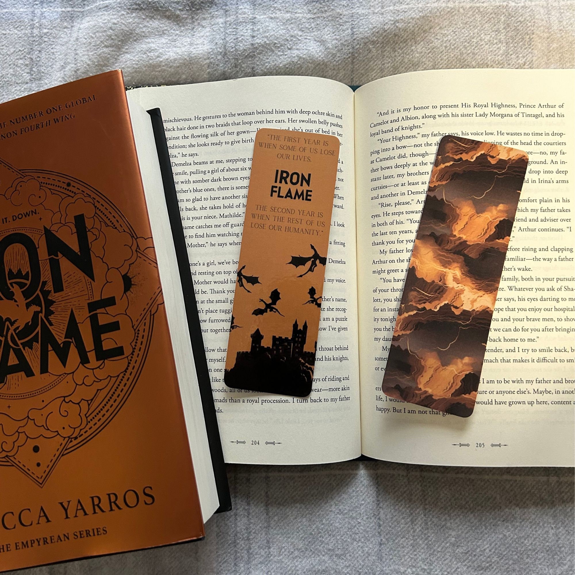 Fourth Wing Inspired Bookmarks Fourth Wing, Iron Flame Bookmarks - Etsy UK
