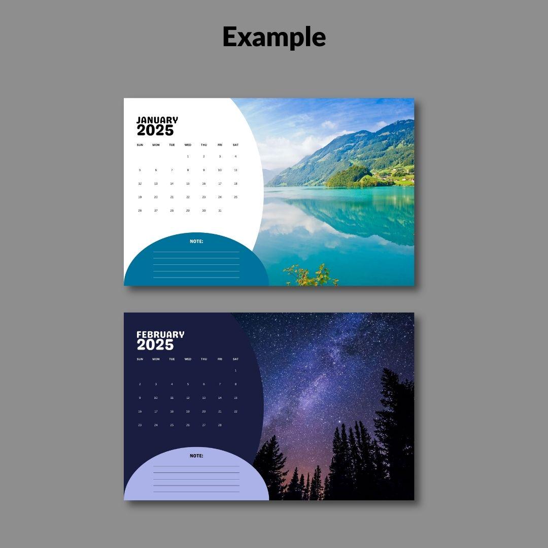 2025 Editable Calendar Canva Templates | Fully Editable for DIY | 22 ...
