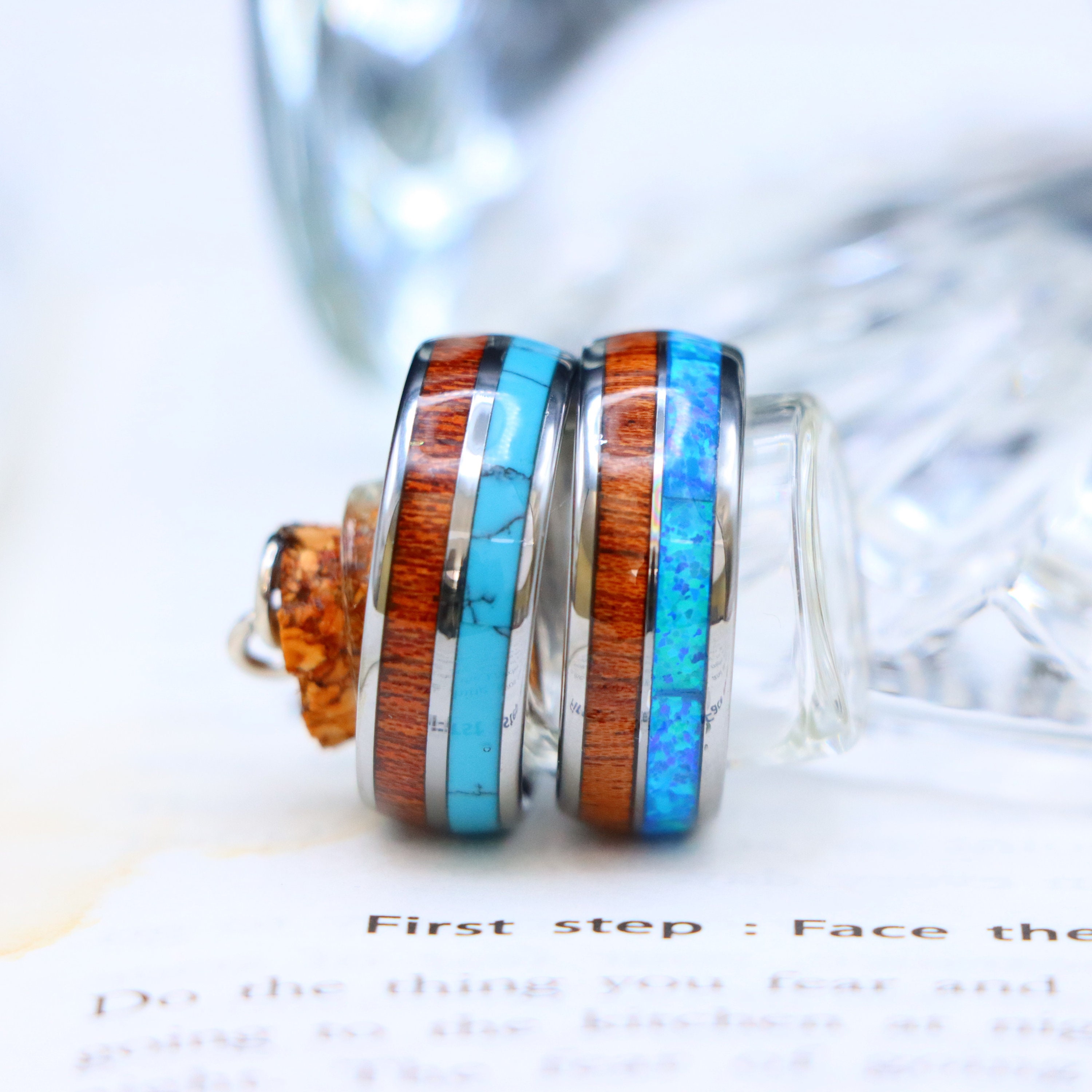 Whiskey Barrel Ring, Men's Wood Wedding Ring, Engagement Rings, Women's ...